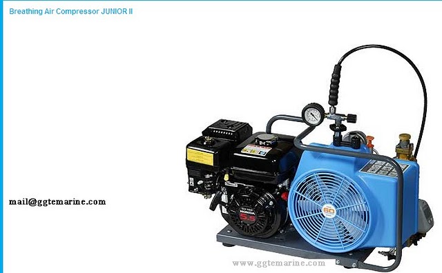 GGTE MARINE: Bauer Breathing Air Compressor JUNIOR II