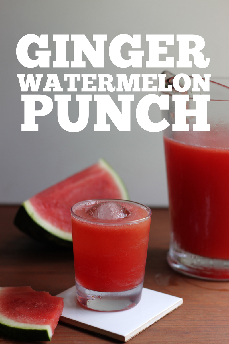 Stir & Scribble: Thirsty Thursday | Ginger Watermelon Punch