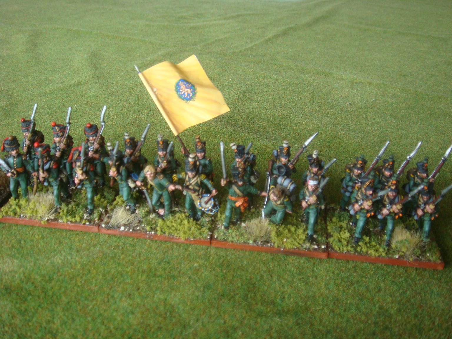 Trailape's Wargame: 2nd Nassau-Usingen Regiment and Volunteer Jager company