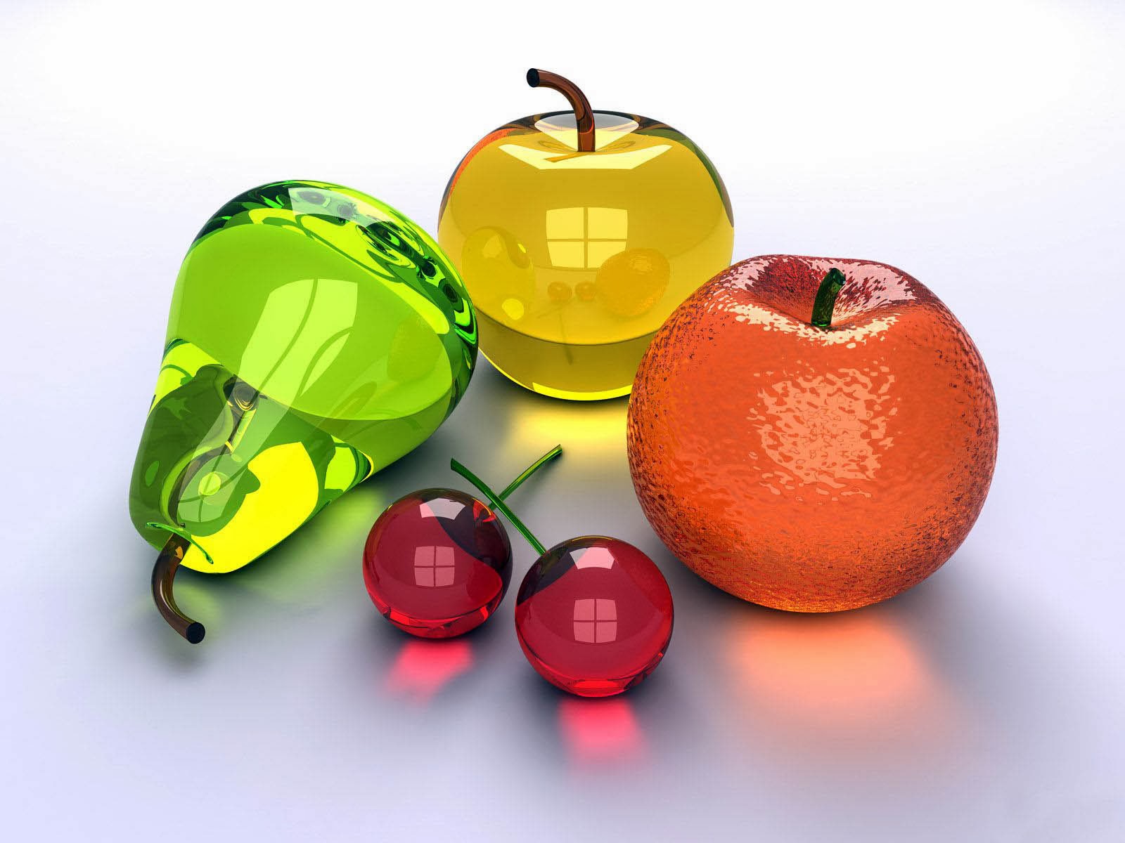 art pictures: Glass Fruit Wallpapers