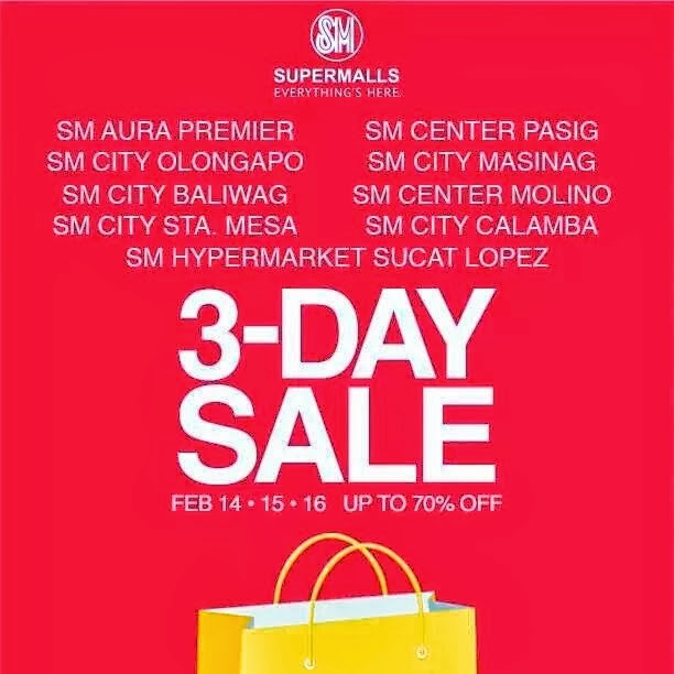 SM 3 Day Sale 2014 Schedule | MakiSALE
