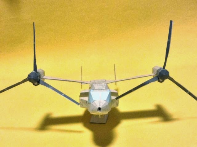 Papercraft Aircraft V-22 Osprey - Papercraft4u | Free Papercrafts ...