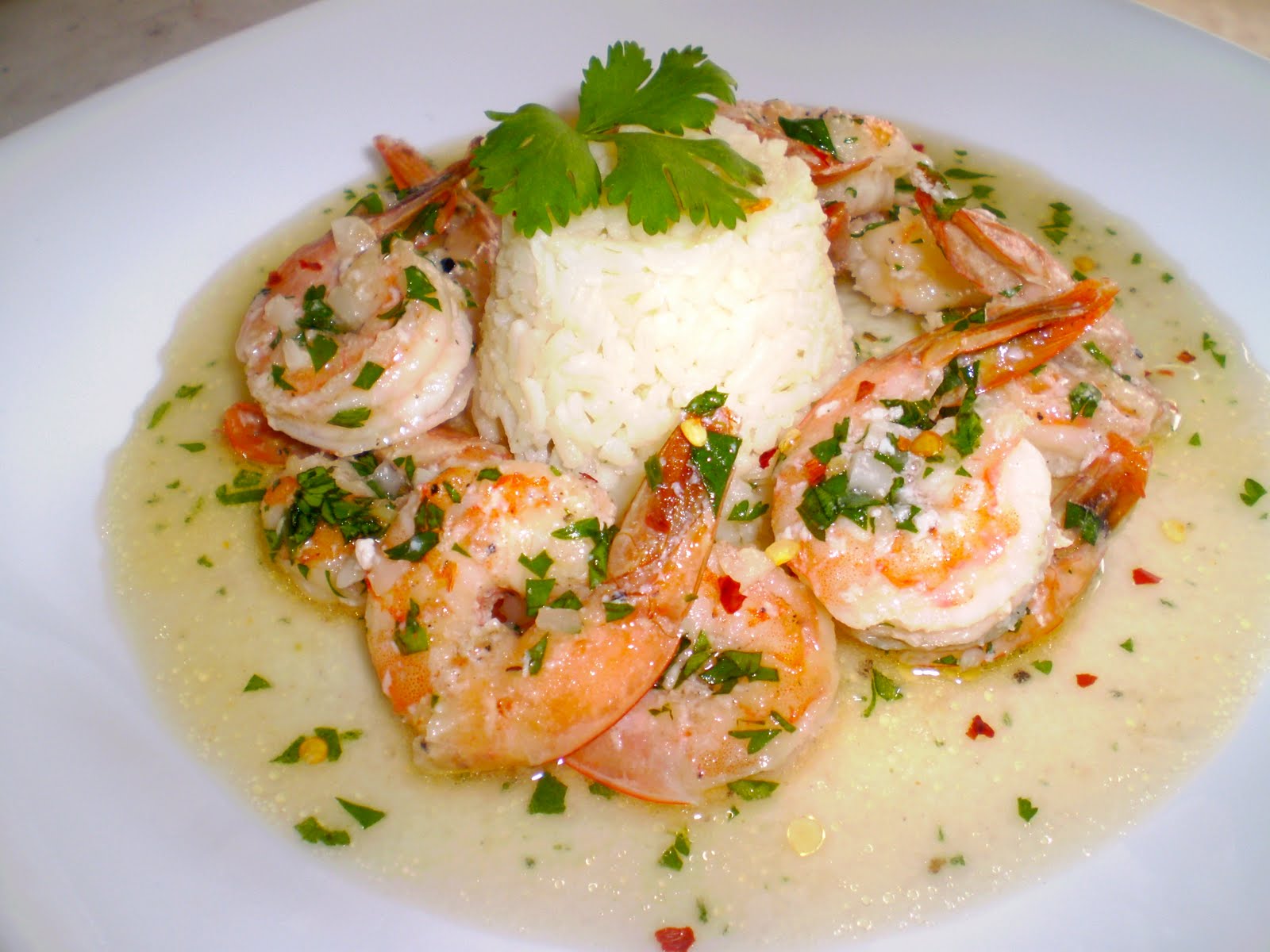 Sazón del corazón: Camarones al coco