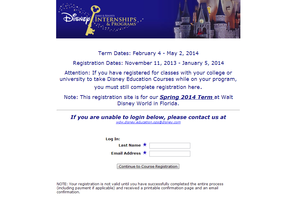 How to register for Disney Courses? | The Disney College Program Life