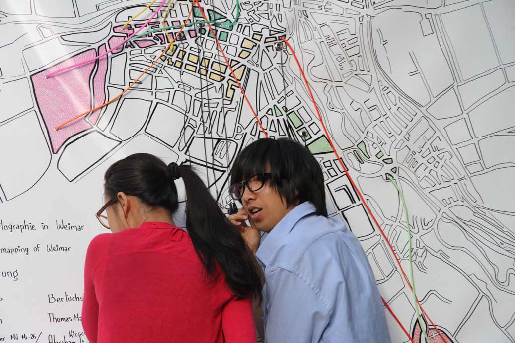 Childhood memories mapping of Weimar | Yomayra Puentes-Rivera