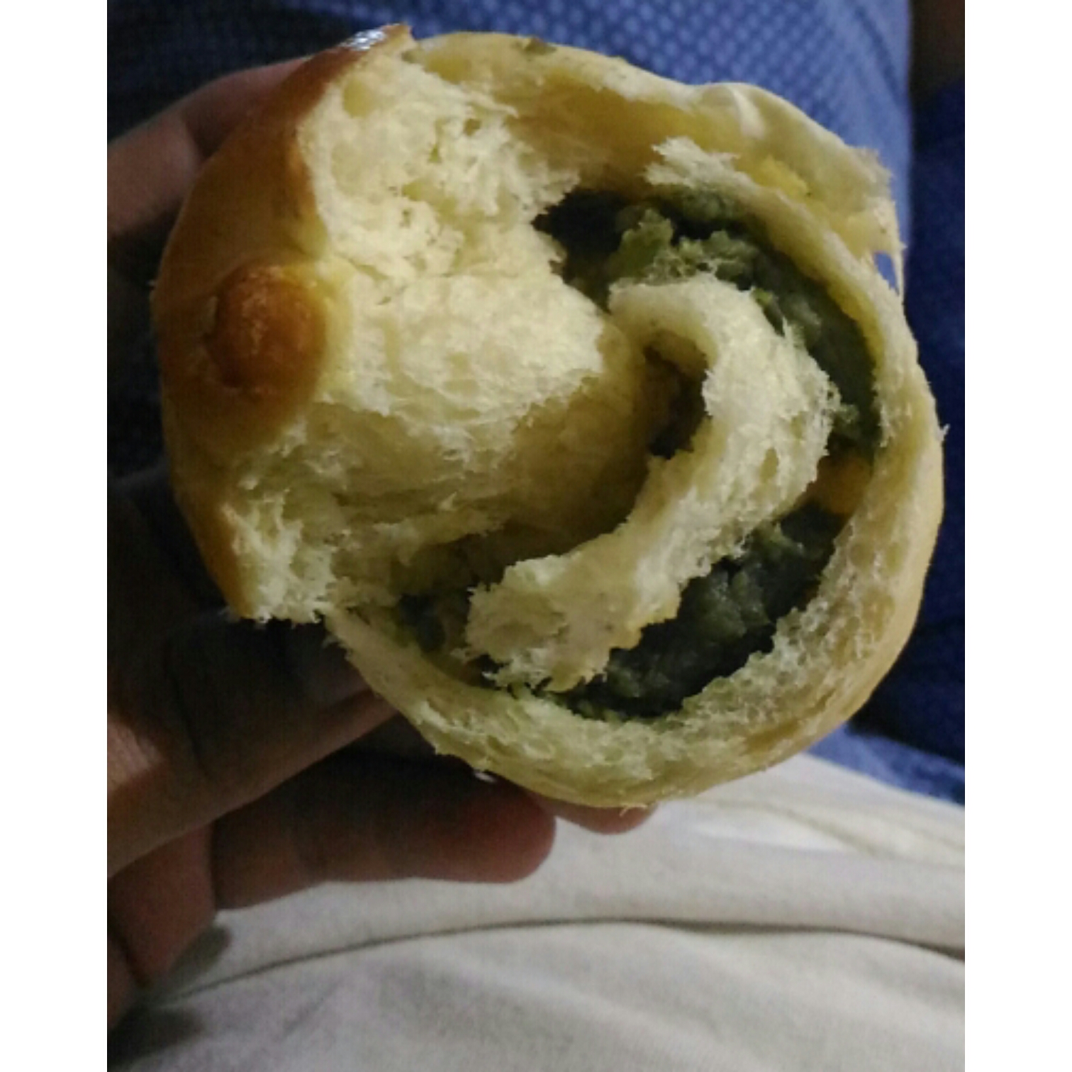 Happy with Cooking: Sweet Bread with Mung Bean Filling (Roti Manis isi ...