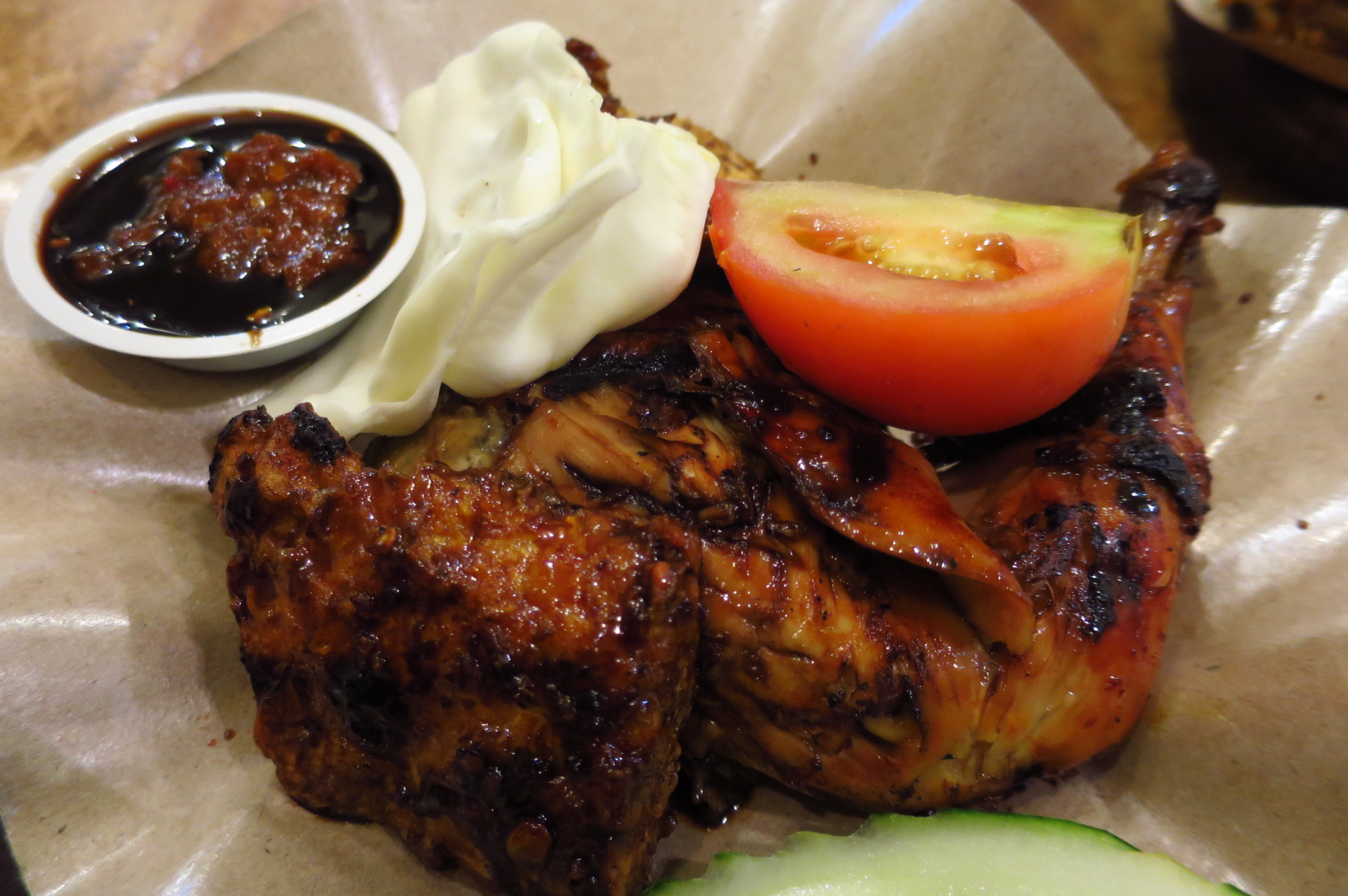 Small Potatoes Make The Steak Look Bigger: Ayam Penyet President, Lucky ...