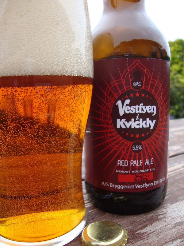 Tid til en øl: Tid til en øl - Kvickly/ Vestfyen Red Pale Ale