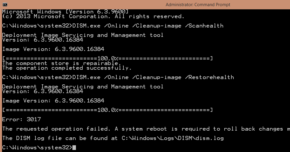 Kuebiko: Windows Update error 0x80073712