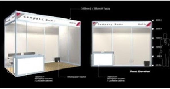 jual partisi pameran,stand,booth,exhibition : PARTISI PAMERAN 2X3 M