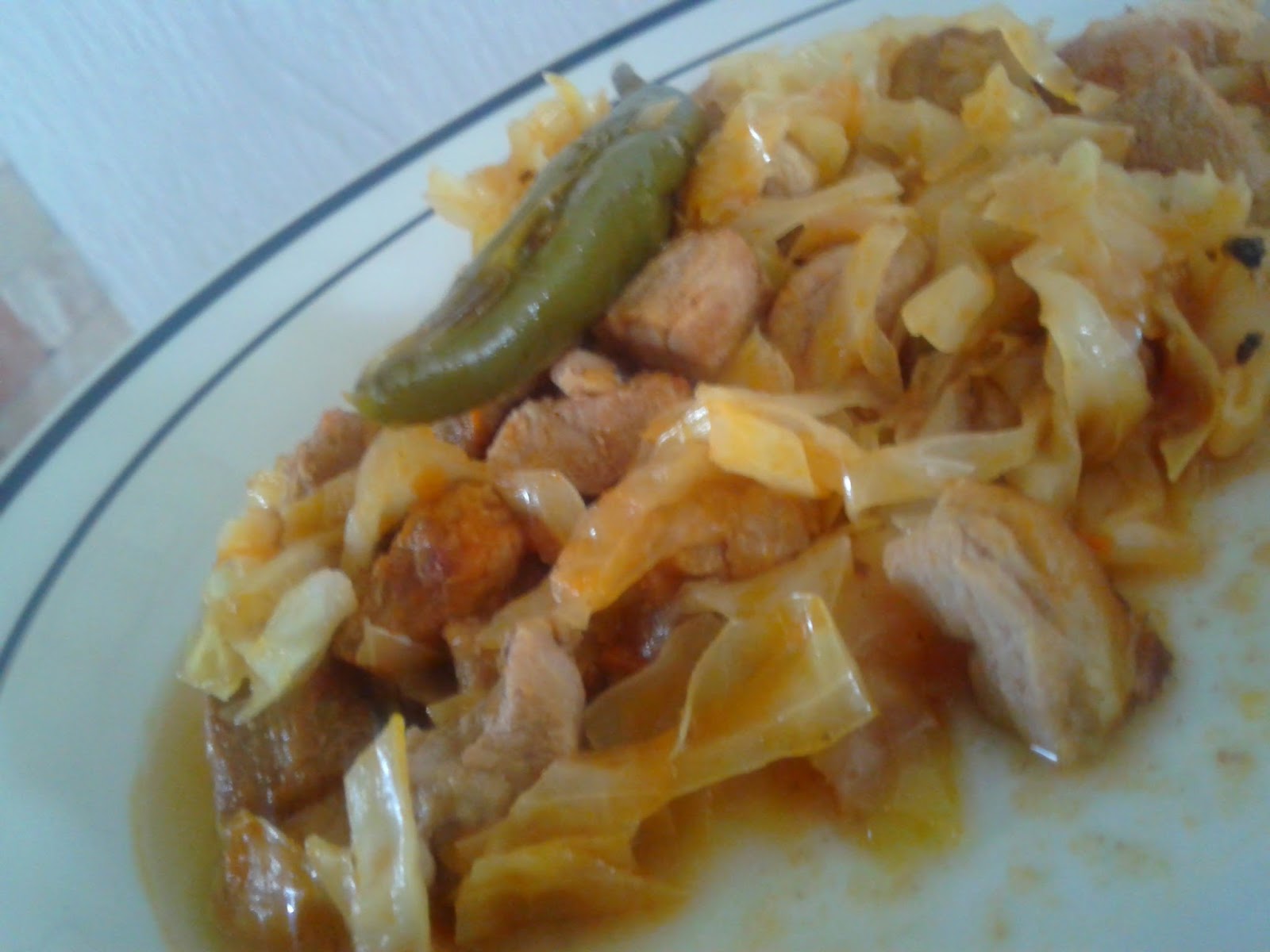 MY COOKING TIME: Repollo con Carne de Cerdo