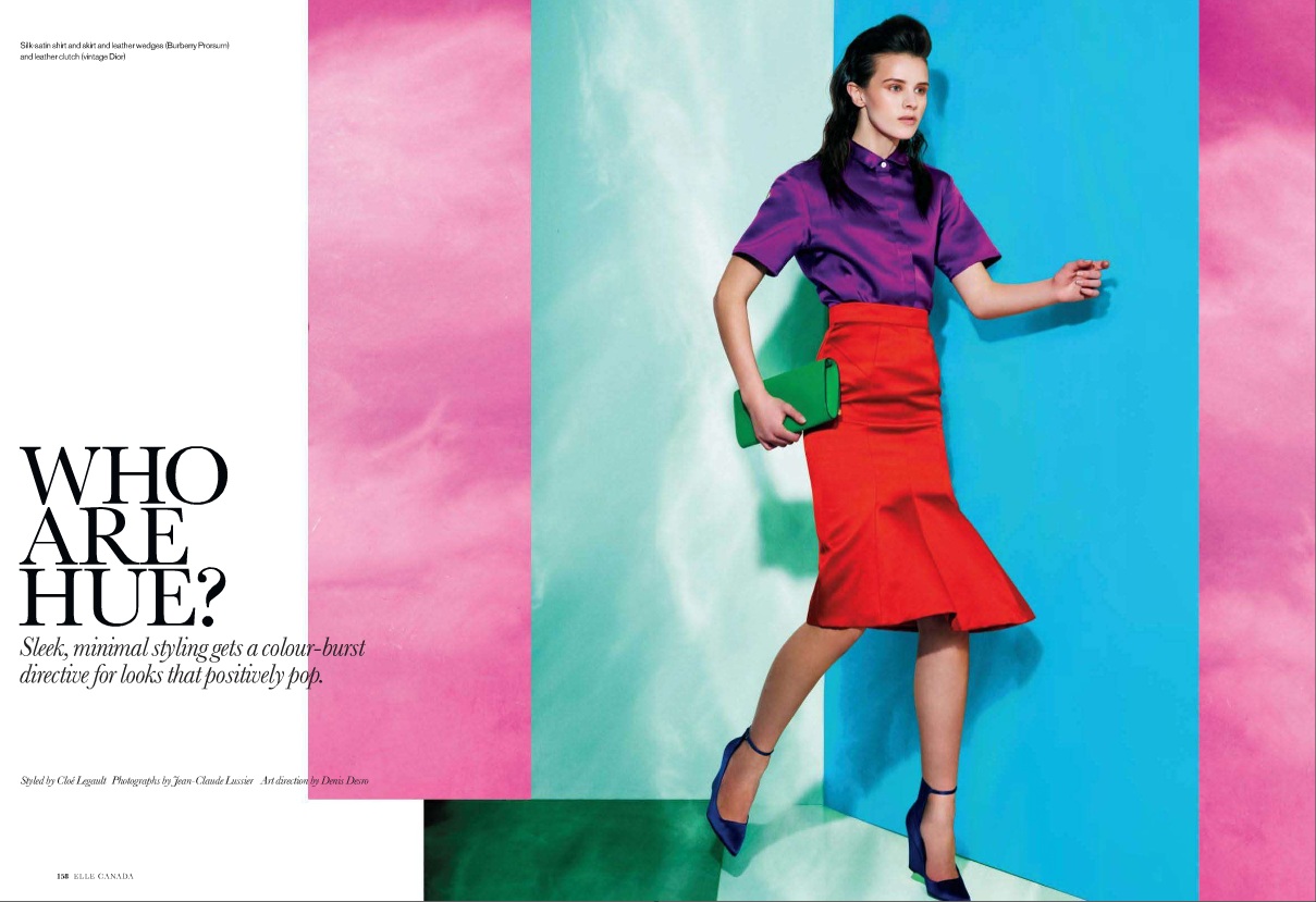 ELITE MODEL MANAGEMENT TORONTO : Kayley in Elle Canada by Jean-Claude ...