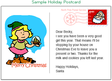 Sala de Aula Mrs. Afonso: Make a Christmas postcard