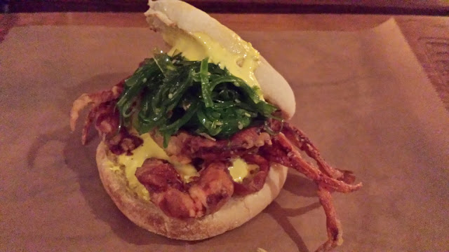 nj still eats: Eat Drink Americano: Decent Soft-Shell Crab Sammich but ...