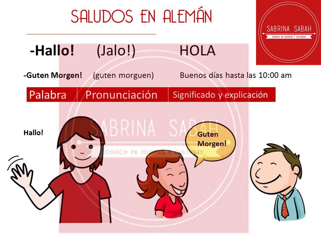Aprende Idiomas. Soy tu mentora : COMO SALUDAR EN ALEMAN