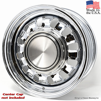Virginia Classic Mustang Blog: New Wheel for 6 Cylinder 4 Lug Mustangs
