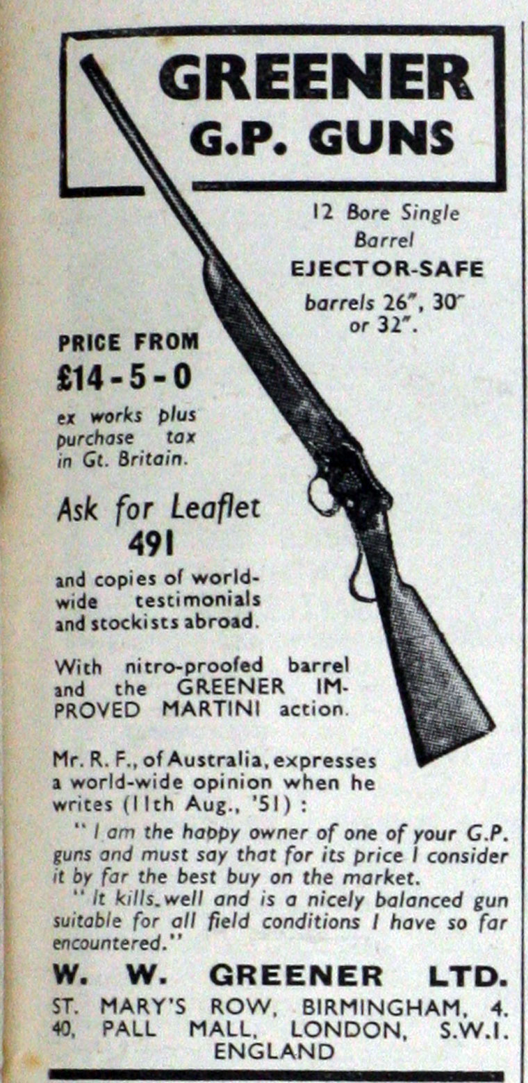 Cal Ward on Guns: The venerable Greener GP 12 Gauge