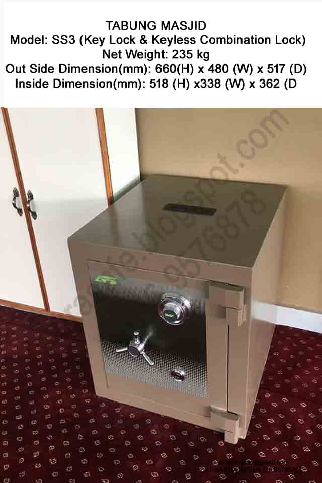 PETI BESI TABUNG MASJID DAN SURAU