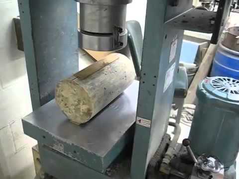 Civil Engineering: Split tensile strength test of concrete