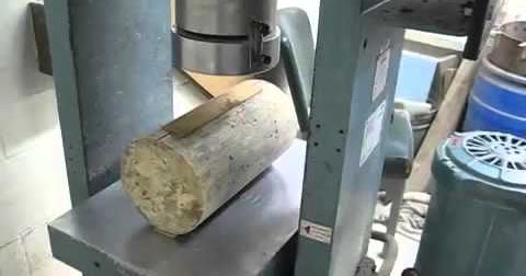 Civil Engineering: Split tensile strength test of concrete