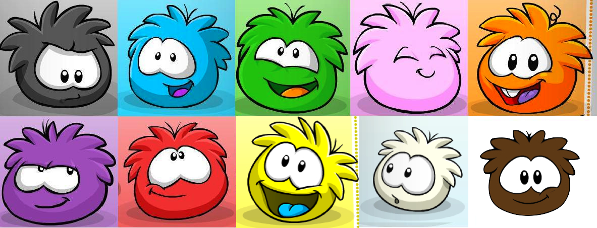Blog Da Tiih: Todos Meus Puffles!