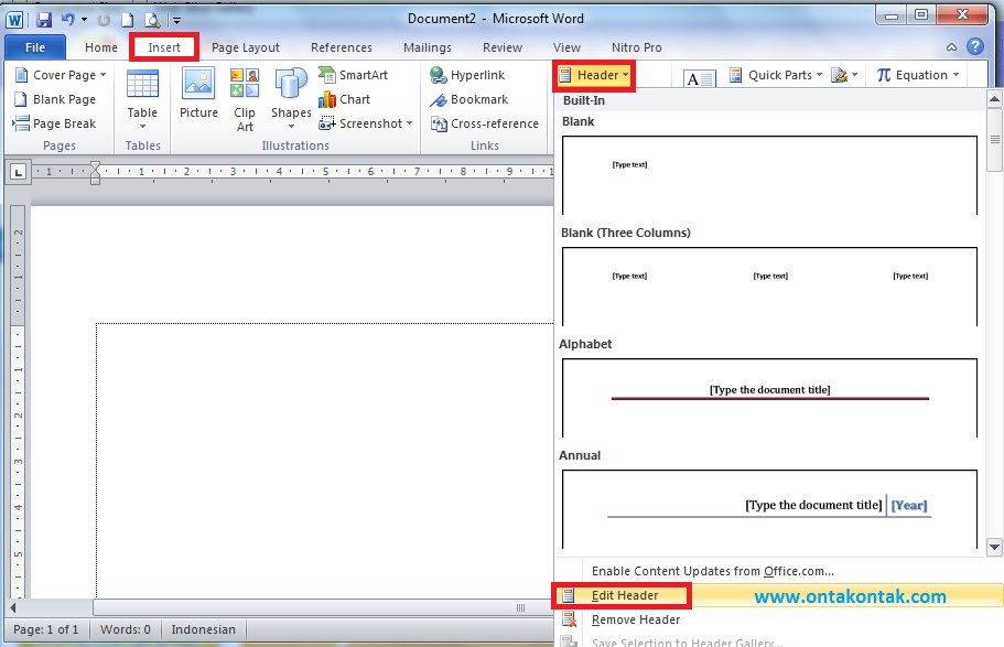 Cara Mengatur Footer Di Word - Bumiayu ID Cara Mengatur Footer Di Word - Bumiayu ID
