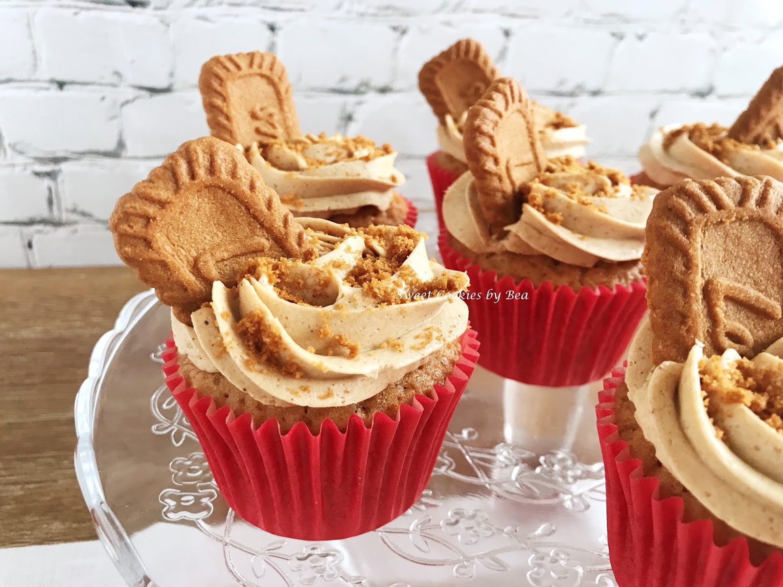 Sweet Cookies by Bea: Cupcakes galletas Lotus (Biscoff Lotus)