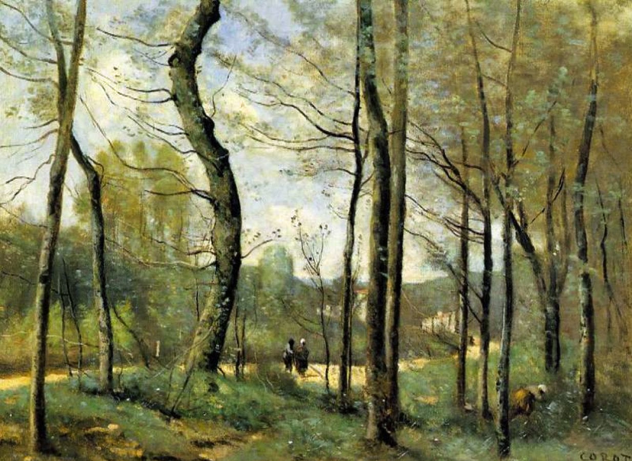 Peinture Française du 19ème Siècle: Jean-Baptiste Camille Corot (1855)
