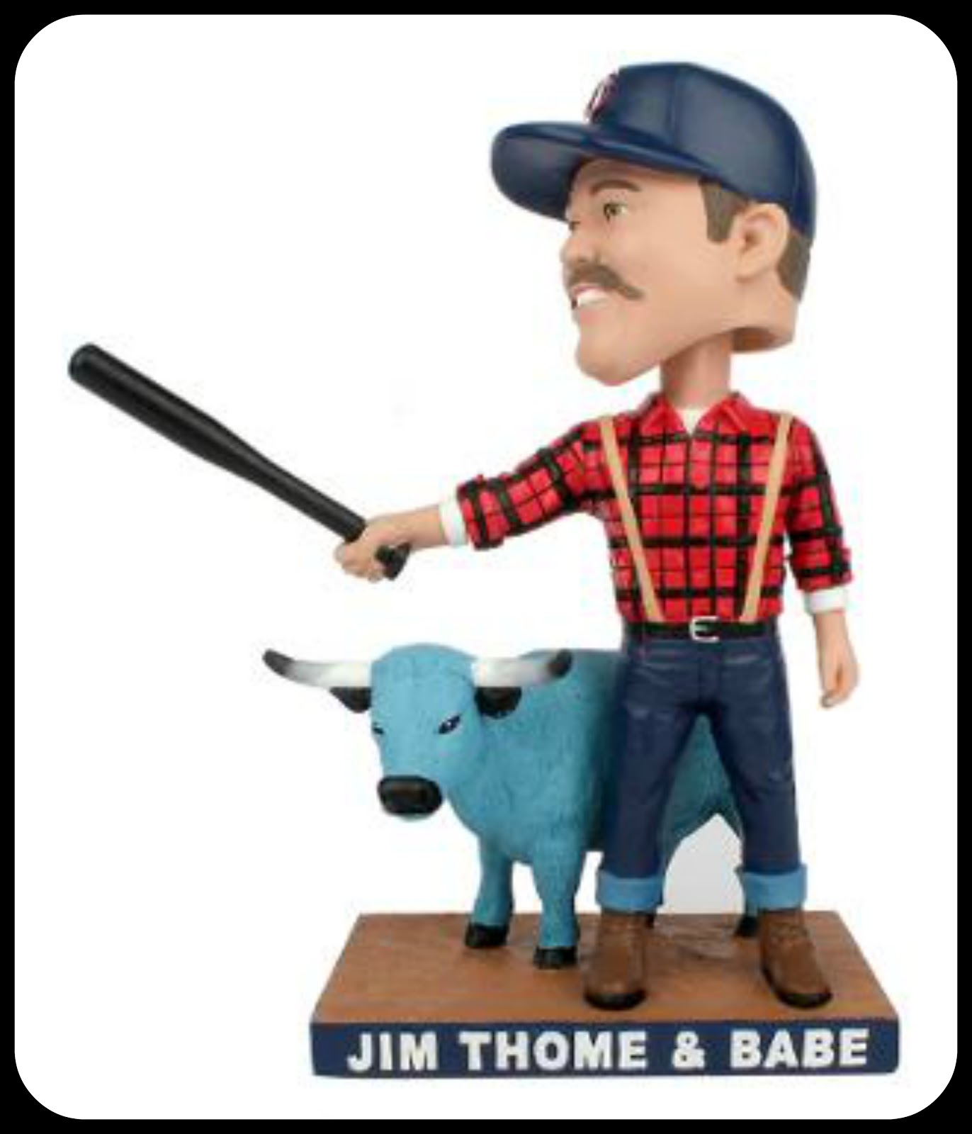 The Bobble Hunter: Sneak Peek - Jim Thome & Babe the Blue Ox Bobblehead