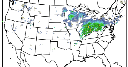 Brian Blaylock's Python Blog: Cartopy: add NEXRAD mosaic image to figure