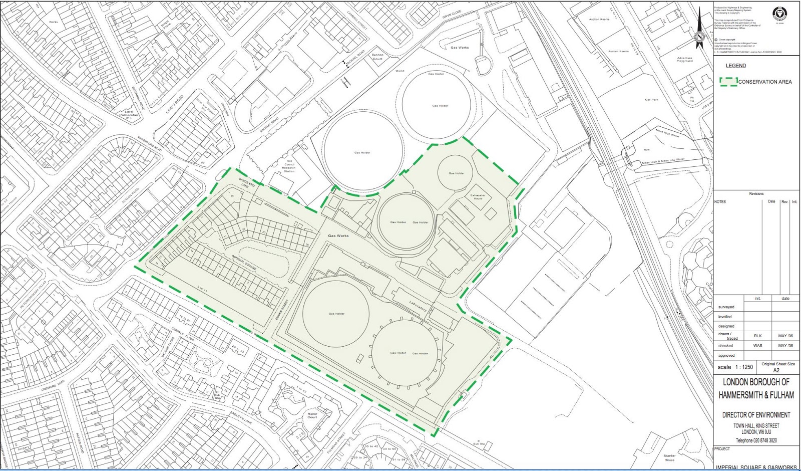 Fulham Football Club: Gas Works Plans