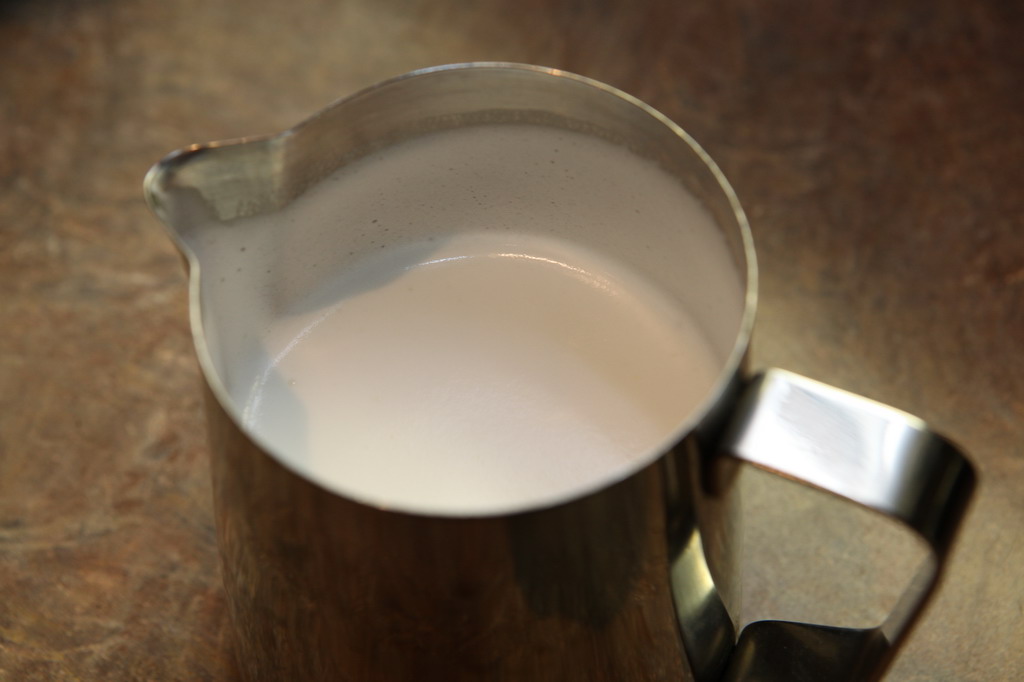 Milk in Espresso Coffee