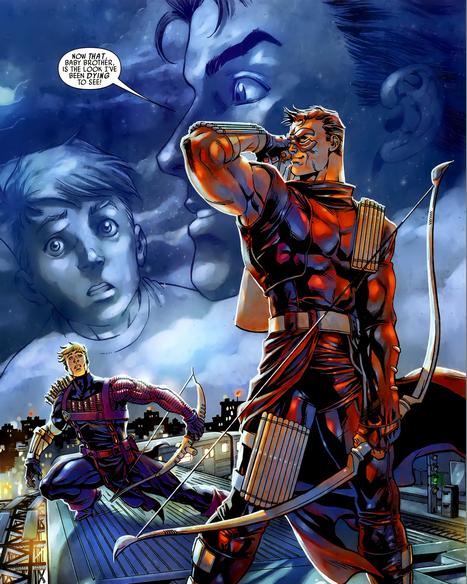 I would love to see Barney Barton/Trickshot/Hawkeye's brother in the ...