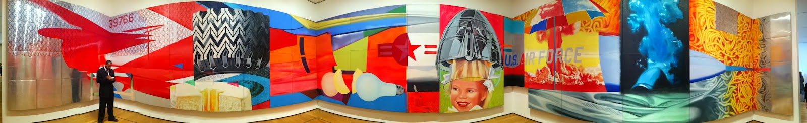 Panoramic Blog: OBRA de JAMES ROSENQUIST. F-111 MOMA NUEVA YORK