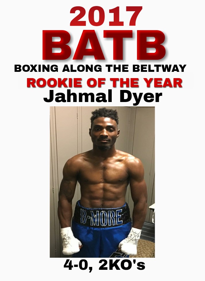 Boxing Along The Beltway: Beltway Boxing 2017 -- Rookie Of The Year!