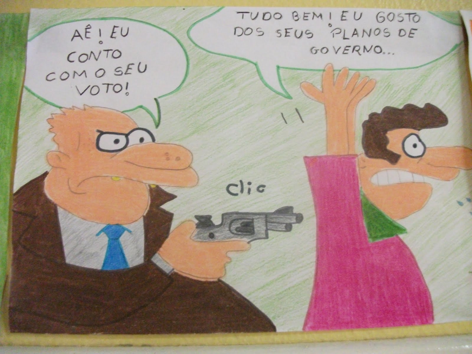 Literatura em ação: GÊNERO - CHARGE