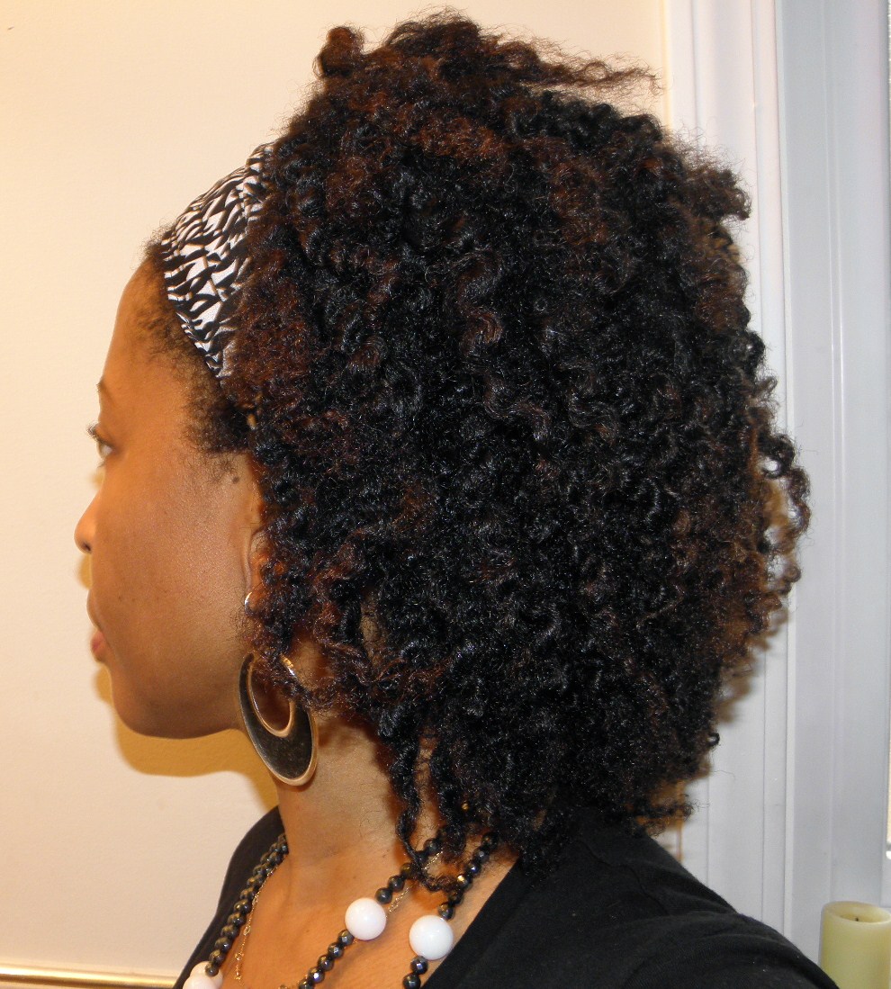 All Natural Hair: Kinky Curly Custard Twist Out