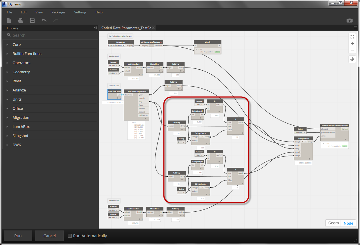 The Architect S Desktop Dynamo Custom Node 2 Char Zero Padding
