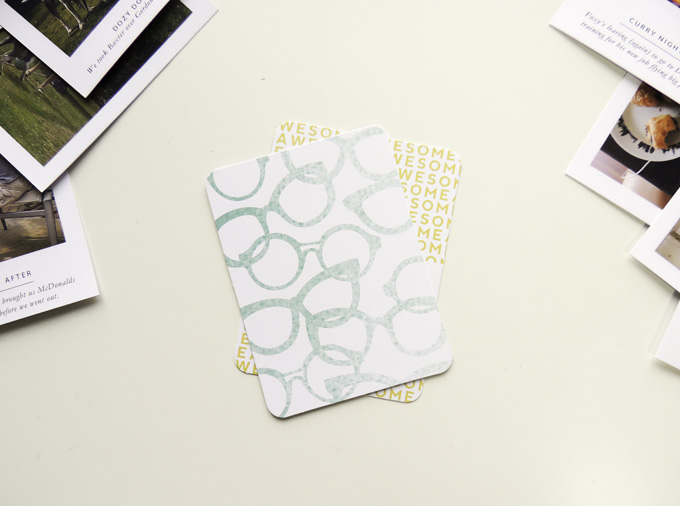 Using Project Life cards for photo prompts | amy makes things