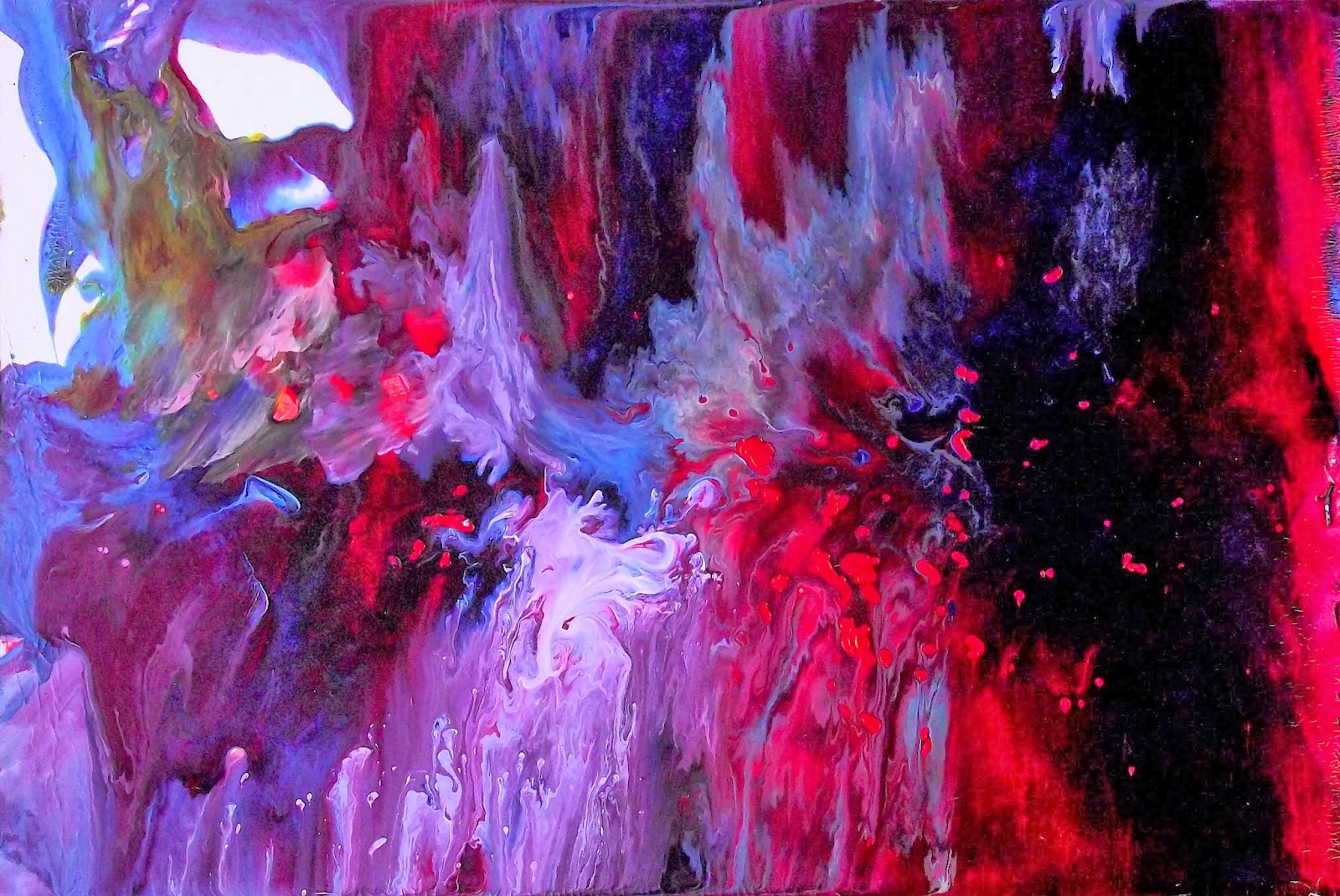 MIS CUADROS (Pintura abstracta): ABSTRACCIÓN INMÓVIL