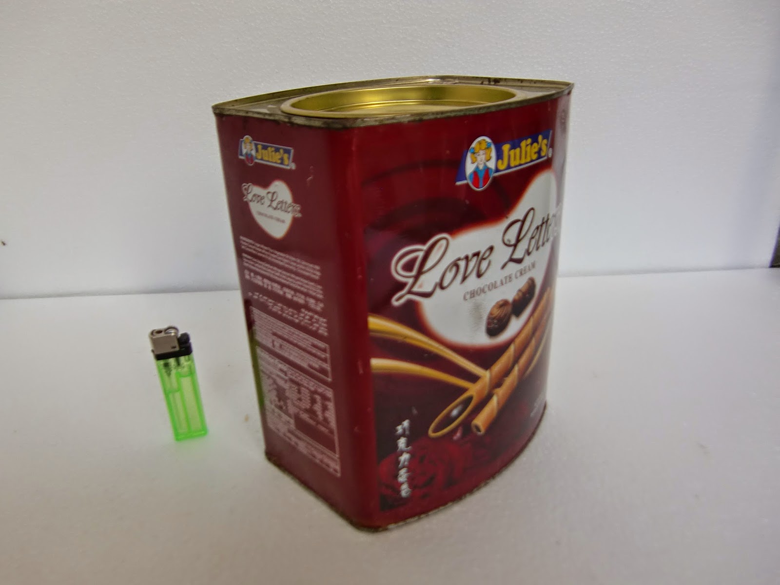 CILEGON ANTIK: Tin Box / Kaleng Cantik : LOVE LETTERS Chocolate Produk ...