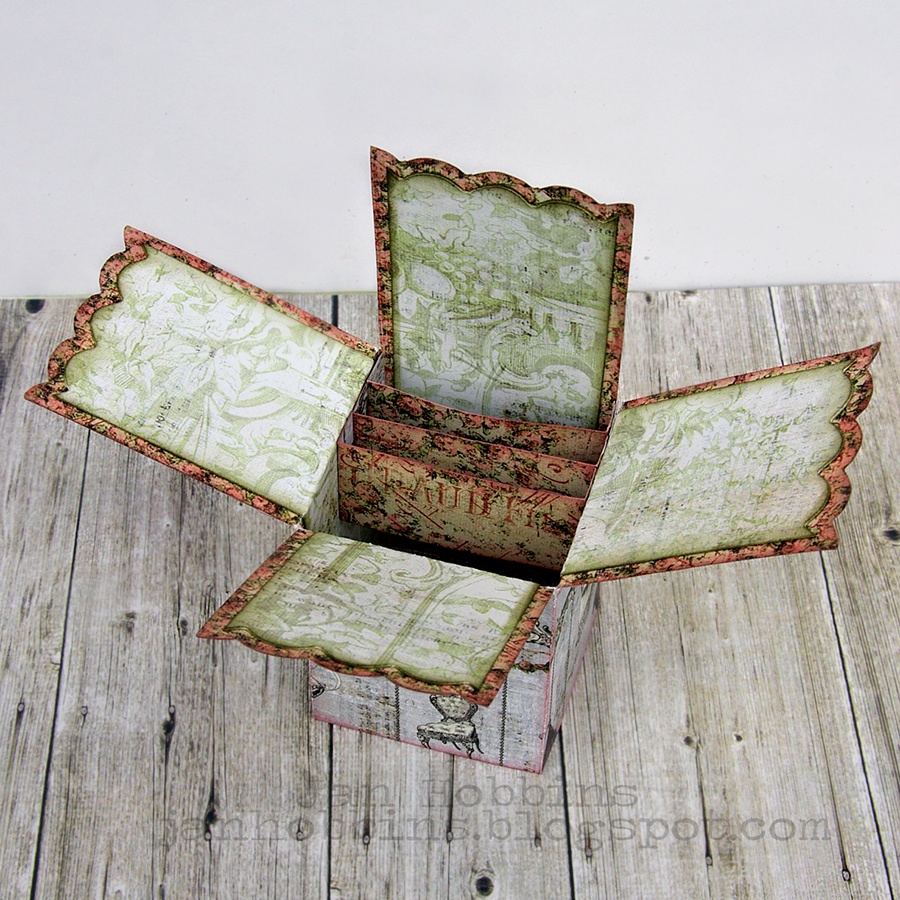 Card in a Box Tutorial - In My Own Imagination