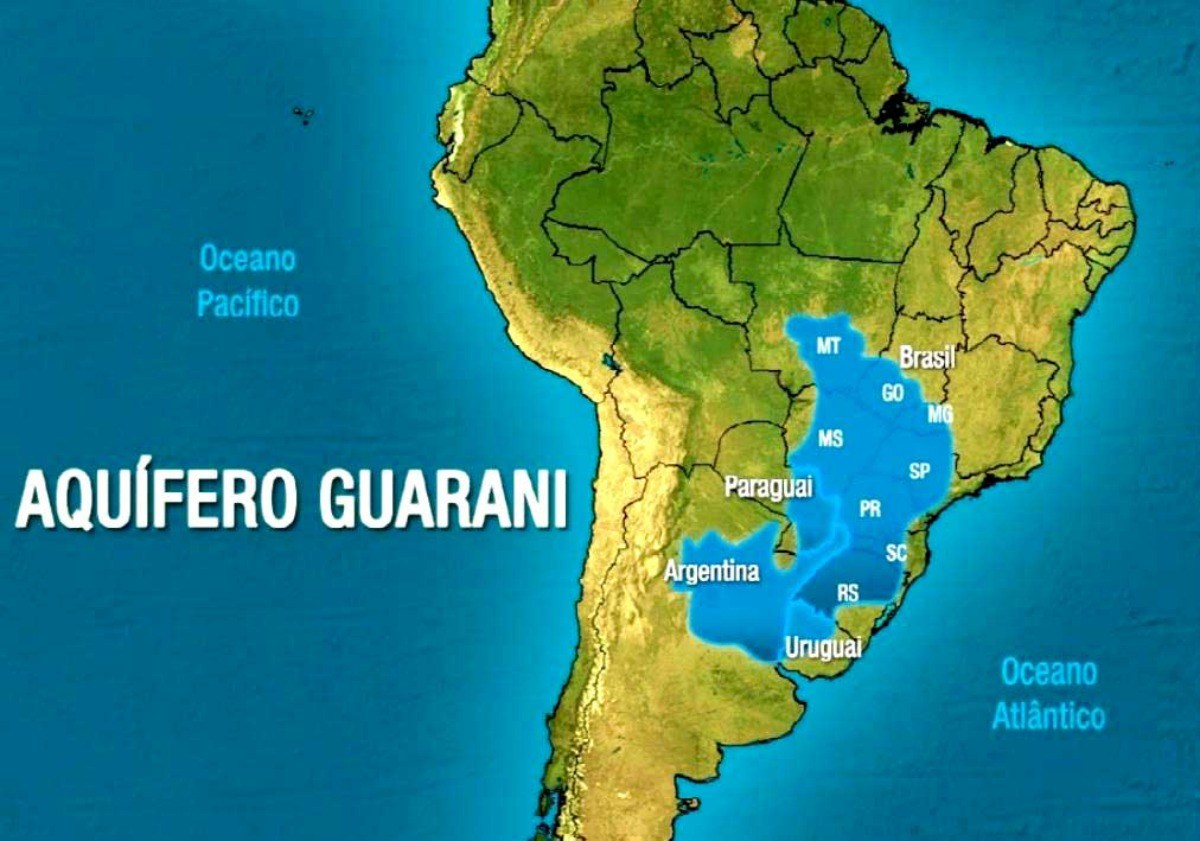 Acuífero guaraní: Mapas