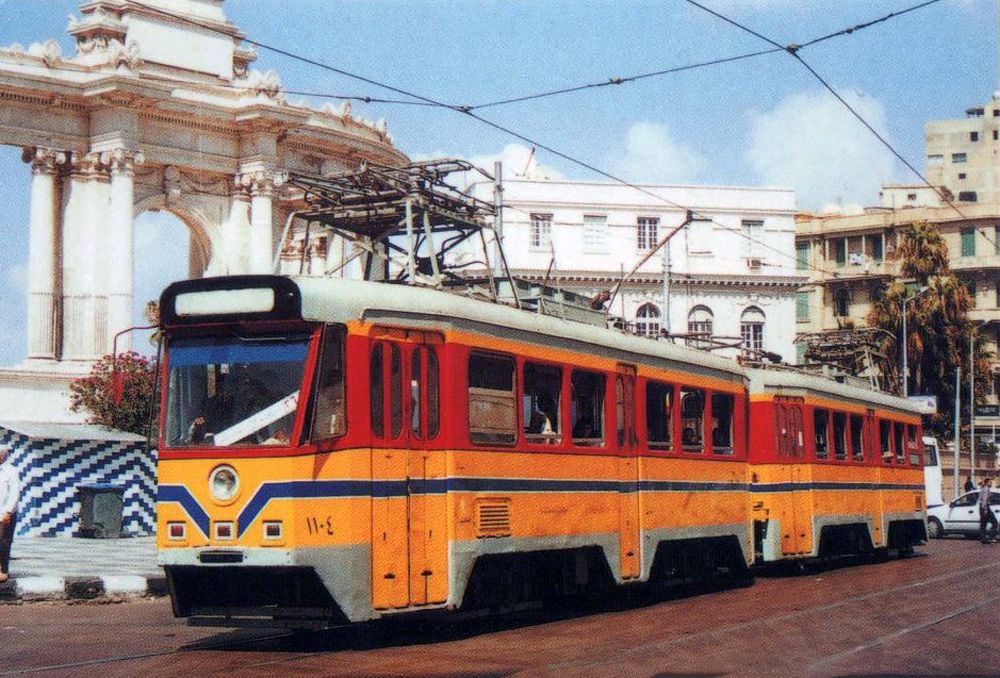 transpress nz: Alexandria trams, Egypt