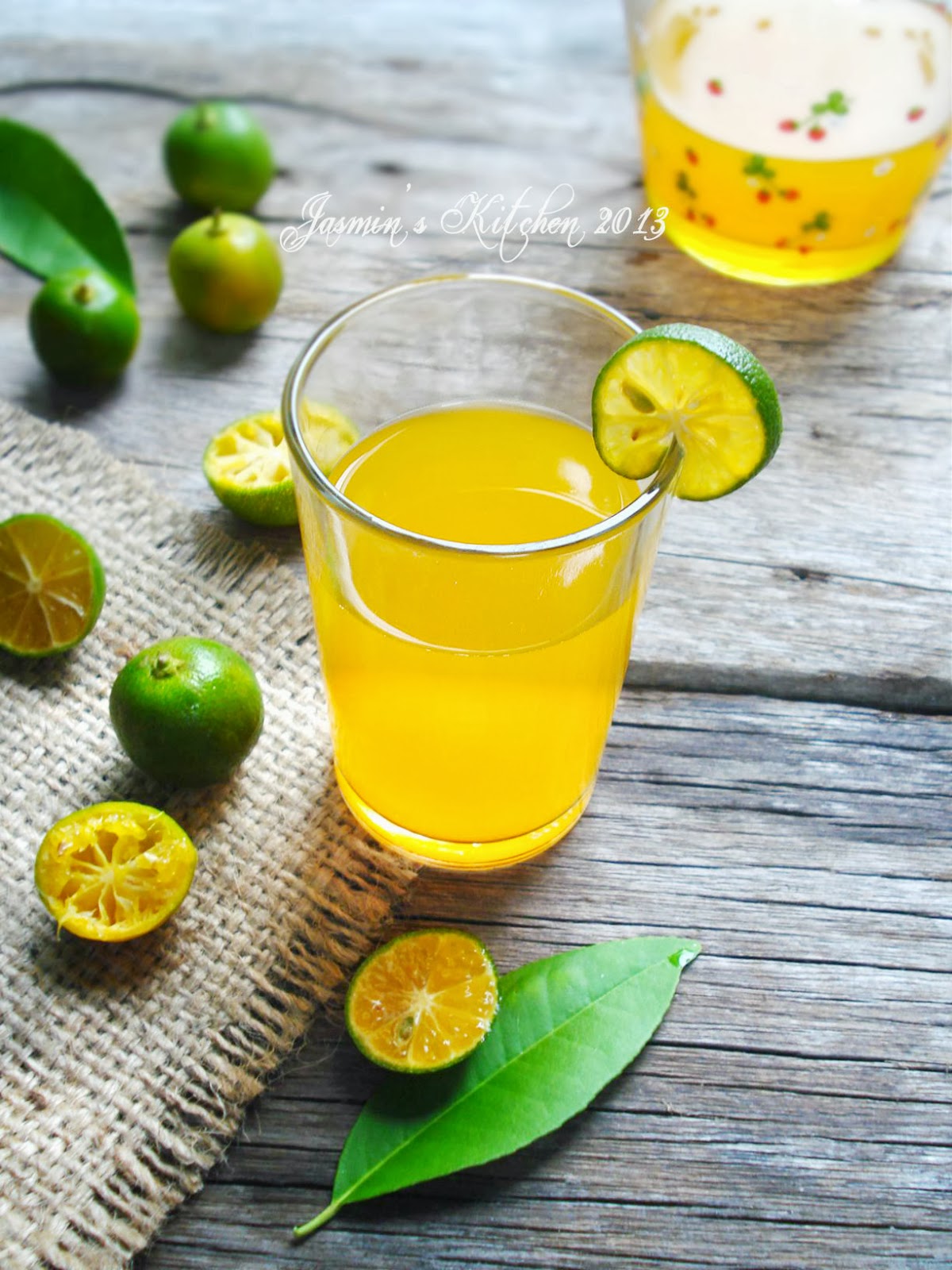jasmin's kitchen: JUS LEMON CUI aka JERUK KASTURI