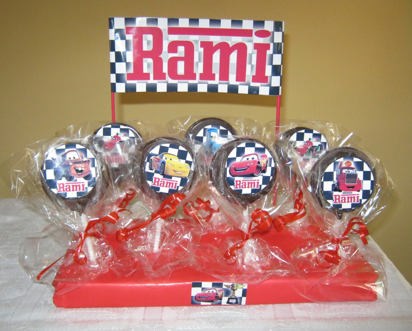 Diseños Blu: Cumple de Cars para Ramiro