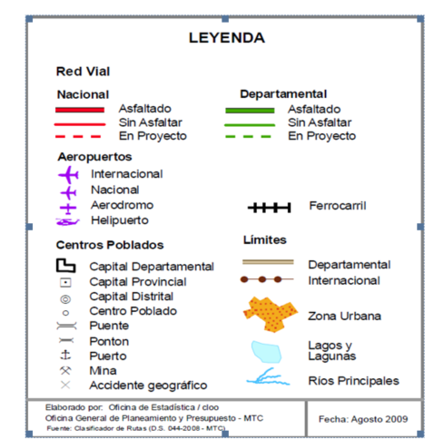 Mapas y cuadros de referencia