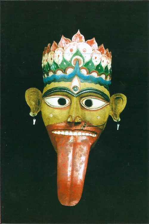 indianheritage: 'Some masks from eastern/north-eastern india' by K.J.S ...
