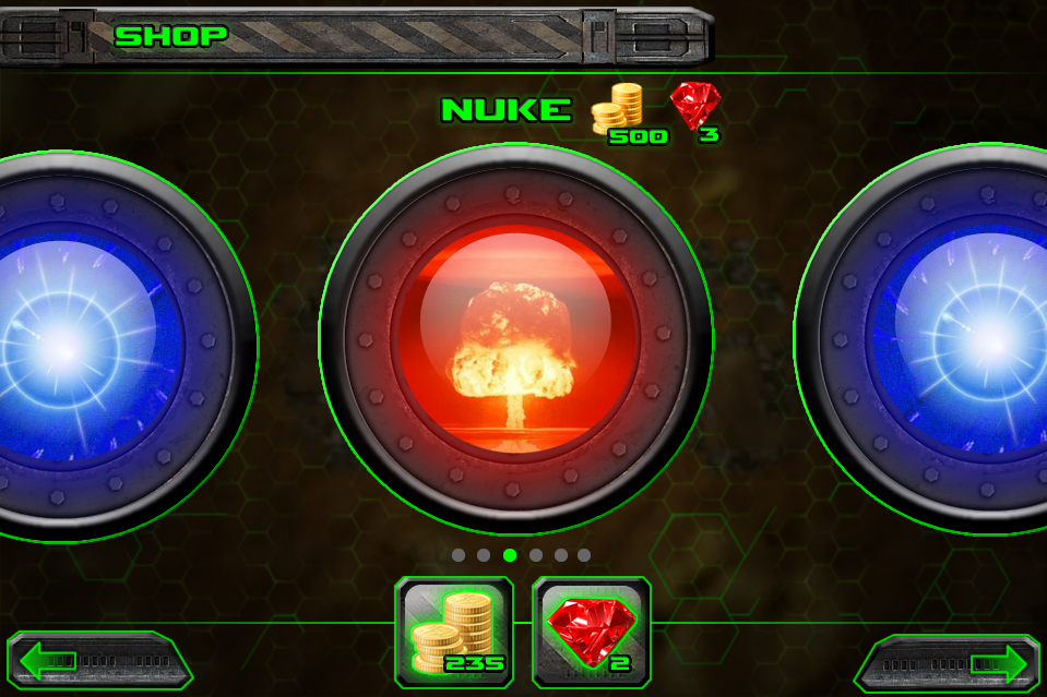 jdtec: Mobile Game Shop Screen Design