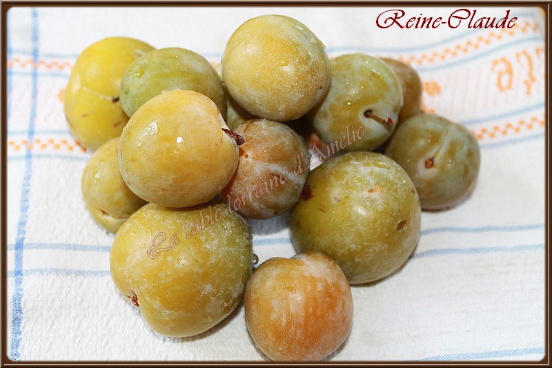 LA TABLE LORRAINE D'AMELIE: TARTE SUISSE RENVERSEE AUX REINE CLAUDE ET ...